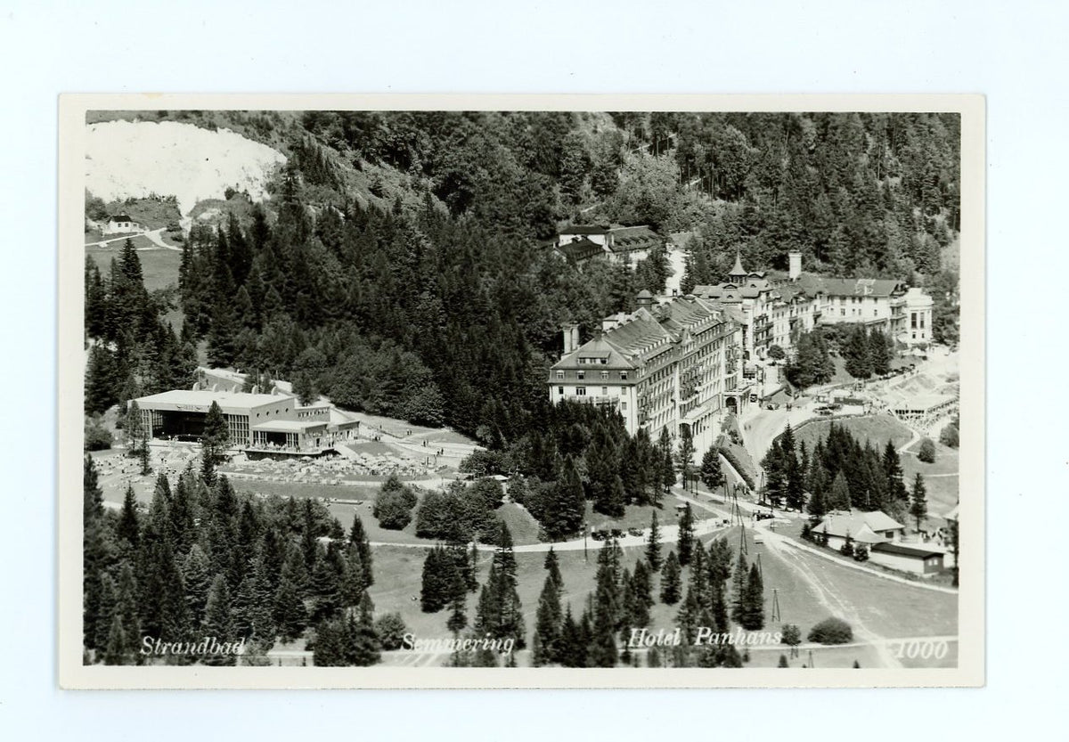Semmering, Hotel Panhans mit Strandbad – Kaufhaus Ackerl